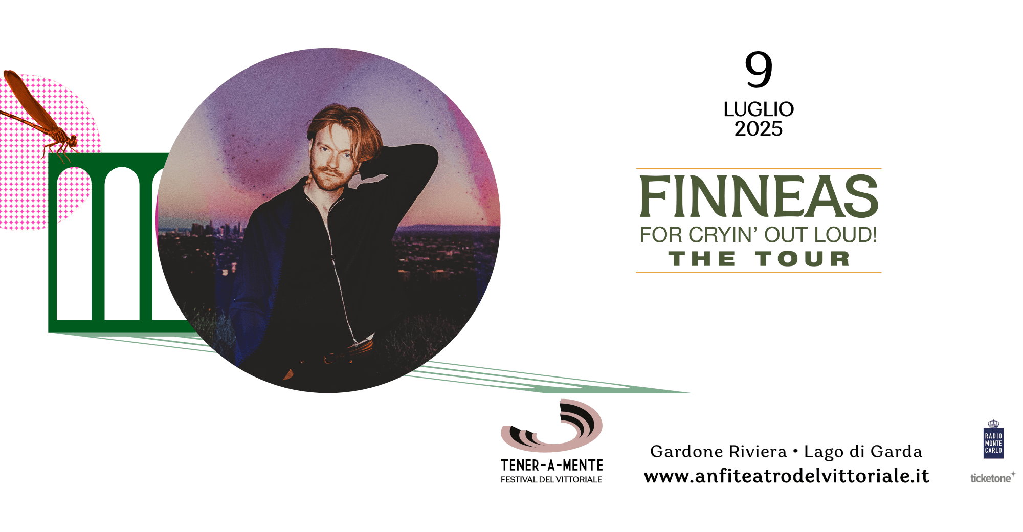 Concerto Finneas 2025 | Unica Data Italiana | Vittoriale