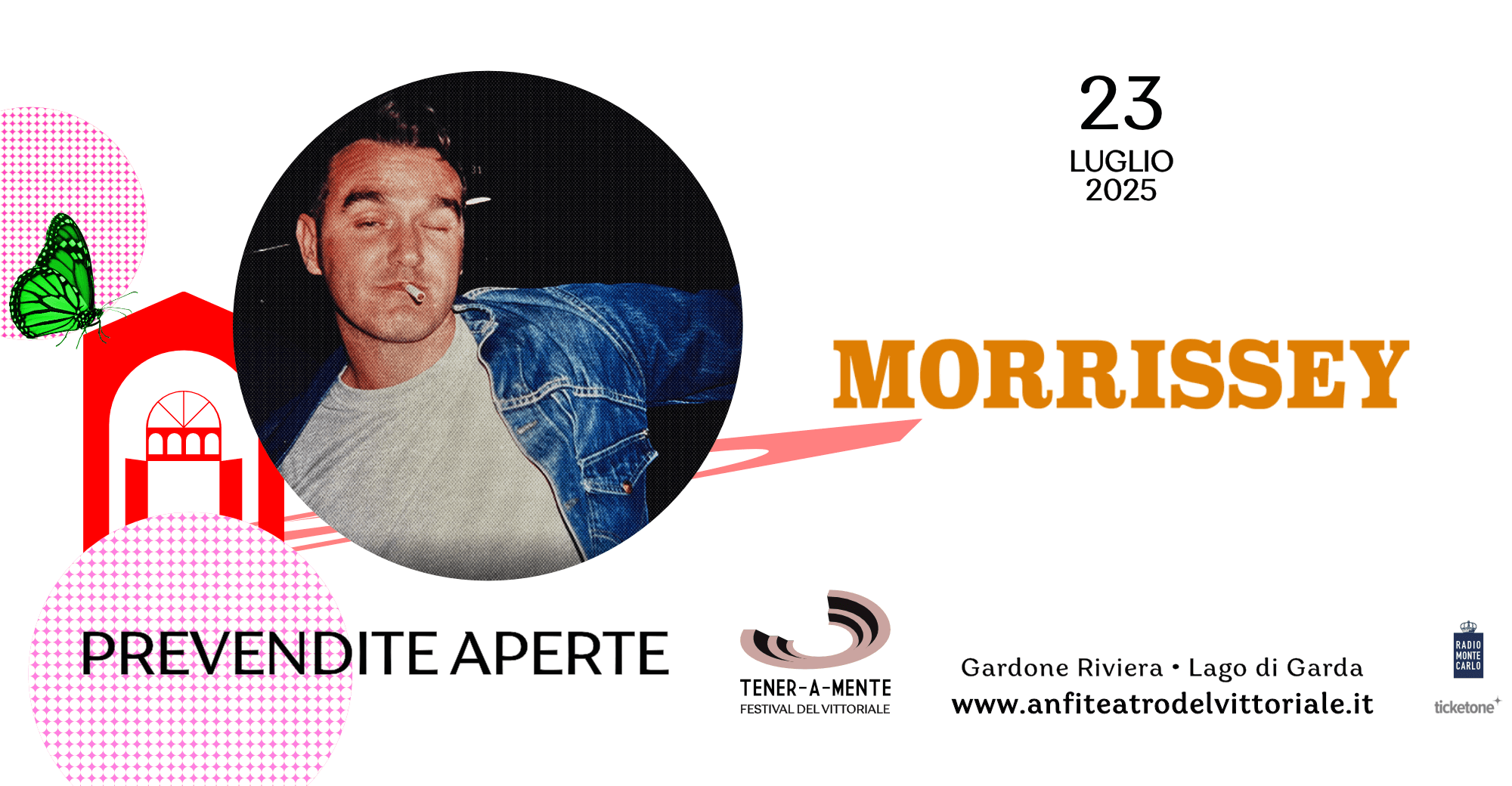 Biglietti Morrissey: due omaggio e apertura prevendite